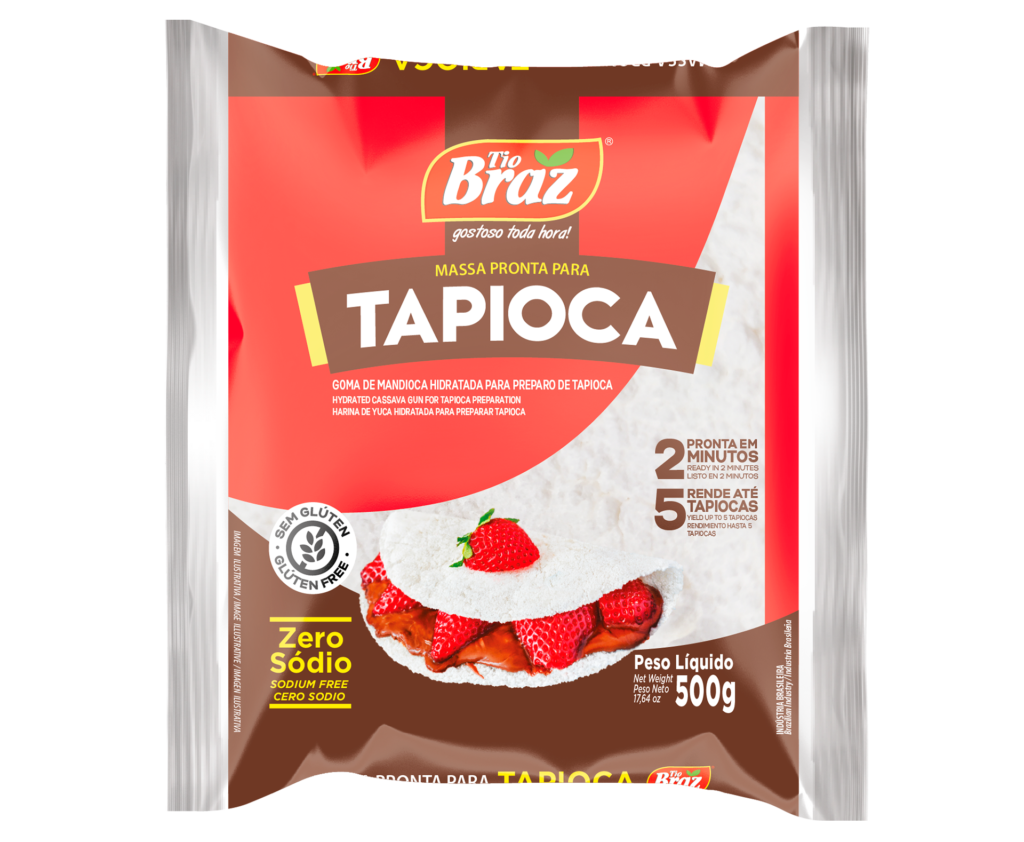 Tapioca massa pronta - Tio Braz