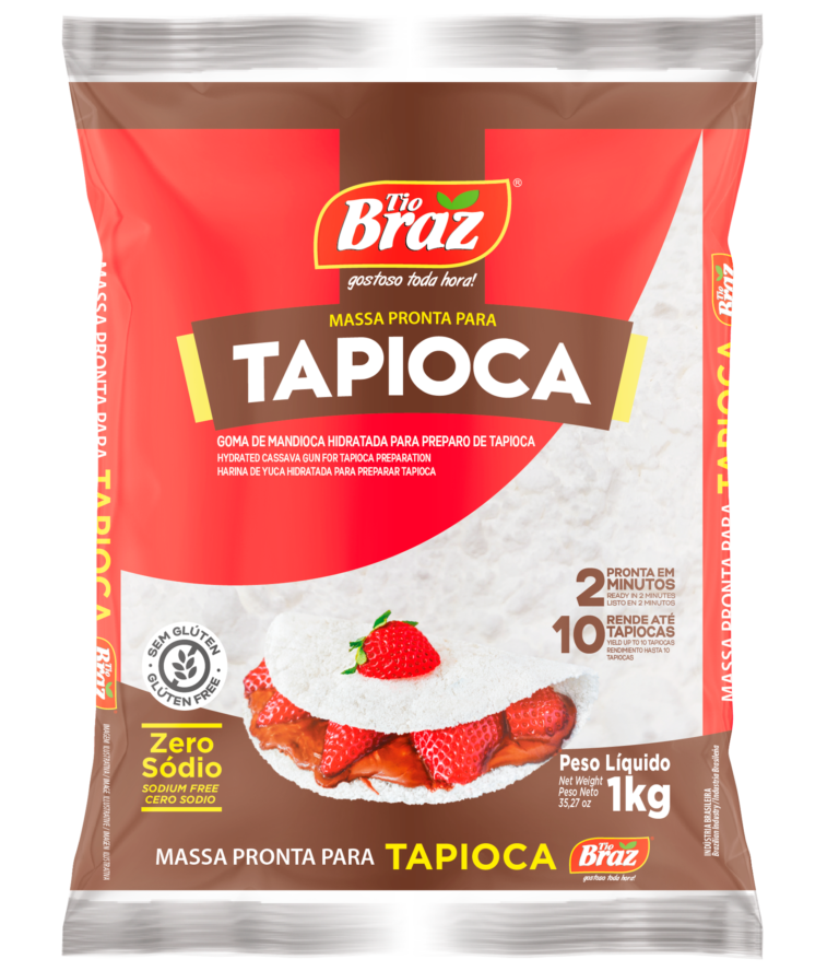 Tapioca massa pronta - Tio Braz